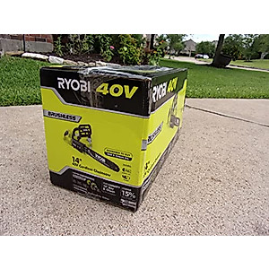 Ryobi 14 in. 40-Volt Baretool Brushless Lithium-Ion Cordless Chainsaw, 2019 Model RY40530, Li-Ion 40V, (Battery and Charger Not Included)