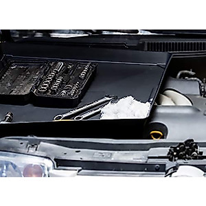 Euhomy Upright freezer, 3.0 Cubic Feet, Single Door Compact Mini Freezer with Reversible Door, Small freezer for Home/Dorms/Apartment/Office (Black) & WirthCo 40092 Drip Tray - Black