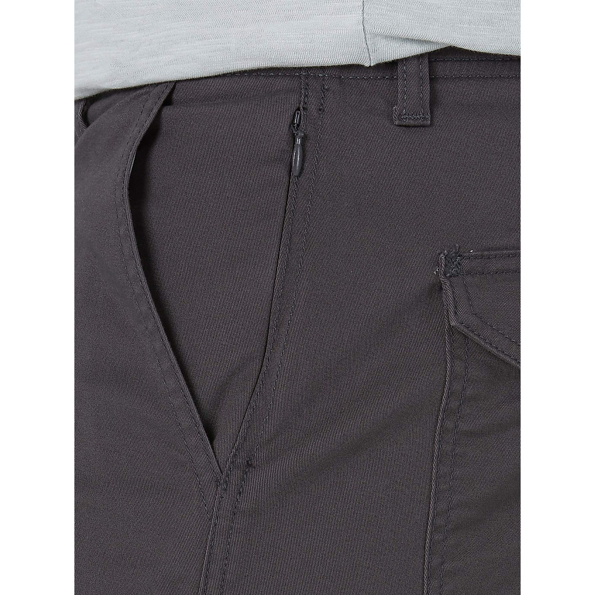 Lee Men's Extreme Motion Twill Cargo Pant Charcoal 38W x 32L