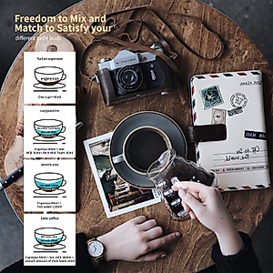 LAOION Cuban Coffee Maker, 6 Cup Electric Espresso Coffee Maker, 300ml Portable Cafeteras Electricas Modernas, Electric Moka Pot with Detachable Base & Overheat Protection, Coffee Gift for Home Travel