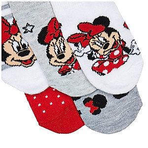 Disney unisex baby Minnie Mouse 5 Pack Shorty Socks, Assorted Neutral, 12-24 Months US