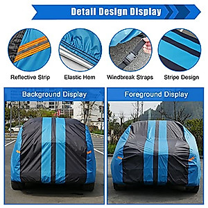 Kaugung Car Cover Waterproof Custom Fit Porsche 911（1997-2023）, Lightweight Full Exterior Cover for Automobiles All Weather Outdoor Sun UV Rain Dust Snow Wind Protection.