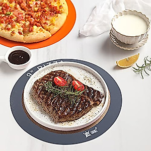 Silicone Baking Mat Set of 4, GUANCI Grade Food Baking mats Non-Stick Reusable Pizza Bakeware Mat for Making Macaroon, Pizza, Cookie, Pastry, Bread, Bun