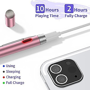 Stylus Pens for Touch Screens, Active Stylus Pen for iPad with Fine Point Tip, Compatible with Apple iPad/iPhone/Android/Samsung/Tablet and Other Touch Screen (Rose Gold)