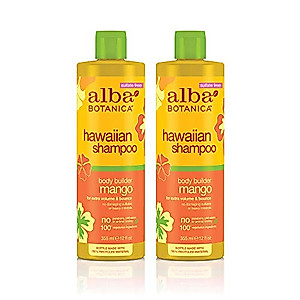Alba Botanica Hawaiian, Mango Shampoo, 12 Ounce (Pack of 2)