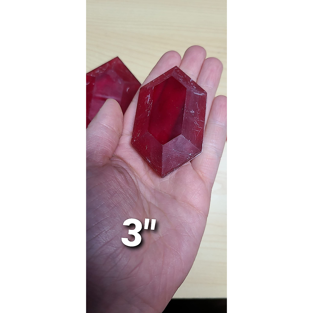 Gemstone Plastic Mold, Resin Mold, Soap Mold, polymer clay mold, gem mold, stone mold, nerd mold, jewelry mold, gamer mold, flexible mold (Mega)