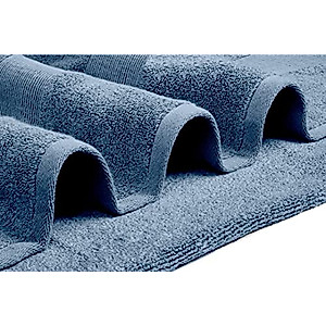 White Classic Resort Collection Soft Bath Sheet Towels | 35x70 Oversize Large Luxury Hotel Plush & Absorbent Cotton Bath Sheet [2 Pack, Blue]