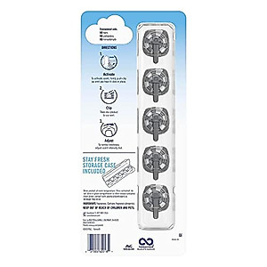 Febreze Car Air Freshener, Set of 5 Clips, Linen & Sky - up to 150 Days