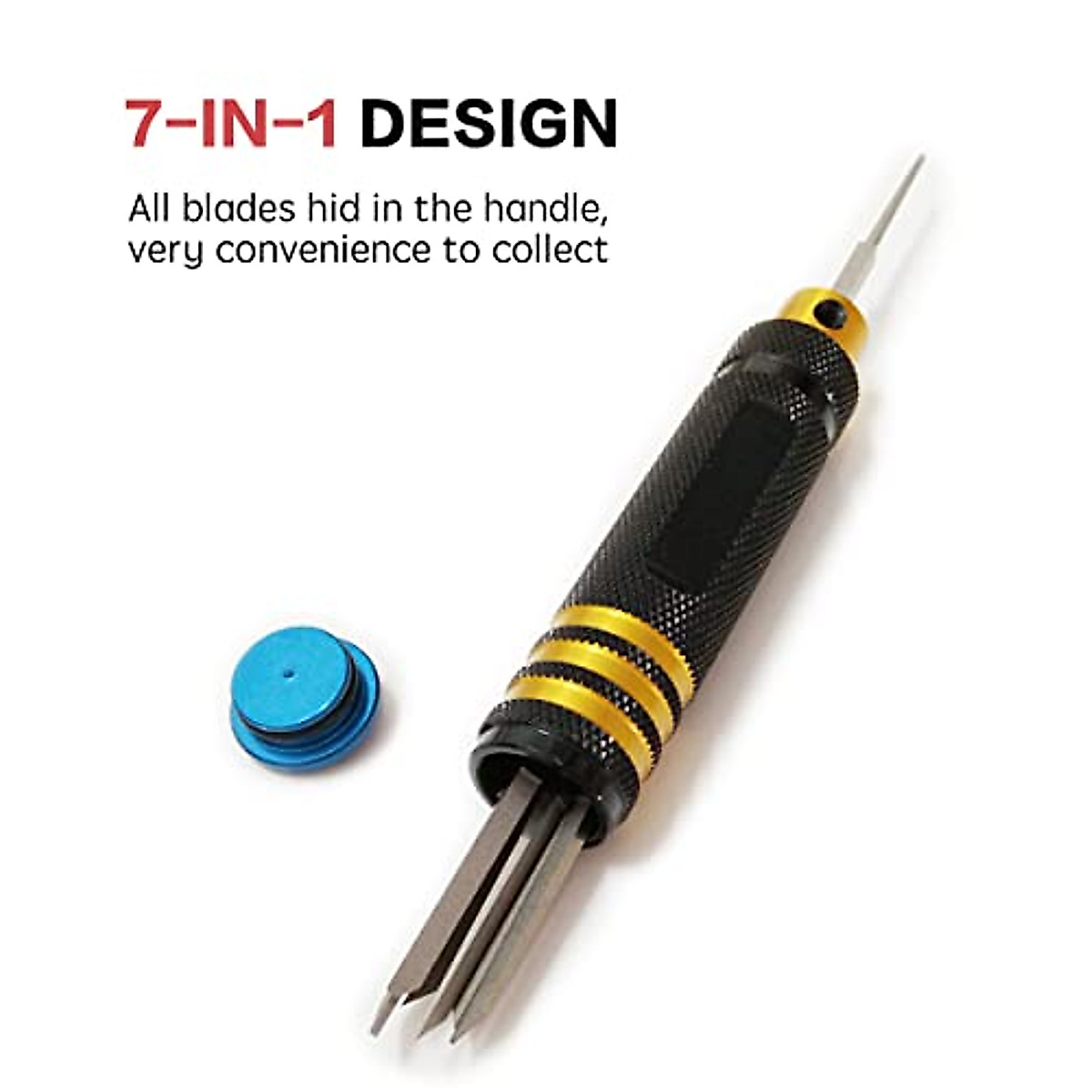 VICRAZZE Model Panel Line Scriber Resin Carved Scribe line Hobby Cutting Tool Model Chisel with 7 Blades 0.1/0.2/0.4/0.6/0.8/1.0/2.0mm for Carving Cutting