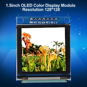 1.5 Inch OLED Display Module, Colour OLED Display, OLED Color Display Module 128 * 128 SSD135 Serial Peripheral Interface