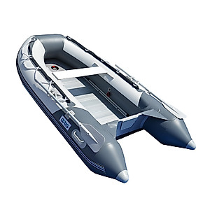 BRIS 8.2 ft Inflatable boat Inflatable Pontoon Dinghy Raft Tender Boat