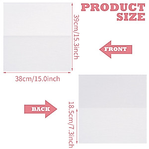 Tegeme 50 Pieces Face Makeup Protector Hood Disposable Cosmetic Mask Beauty Makeup and Clothing Protector Non Woven Dress Make up Face Cover Makeup Protector Face Mask for Women Changing Room Supply