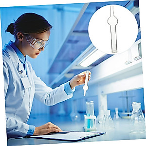 ULTECHNOVO 5pcs Experiment Equipment Small Test Tube Sample Tube Gas Drying Tube Glass Drying Tubes Single-Ball Glass Drying Tubes Glass Single-Ball Drying Tubes Candy Toolkit