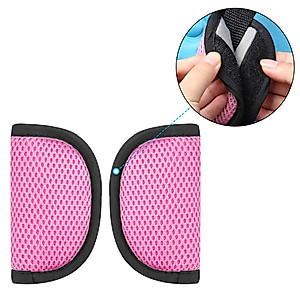 Accmor Car Seat Straps Shoulder Pads for Baby Kids, Soft Car Seat Strap Covers, Seat Belt Covers for Car Seats, Pushchair, Stroller