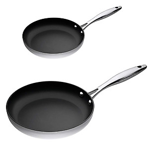 ScanPan CTX Stainless Steel-Aluminum 8 and 10.25 Inch 2-Piece Fry Pan Set - 65202600