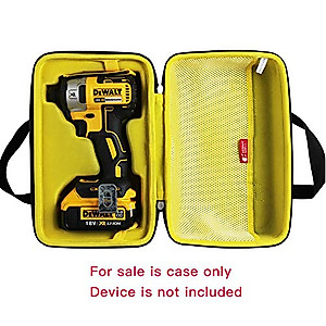 Hermitshell Travel Case for DEWALT DCF887B/DCF888B/DCF887BR 20V MAX XR Impact Driver