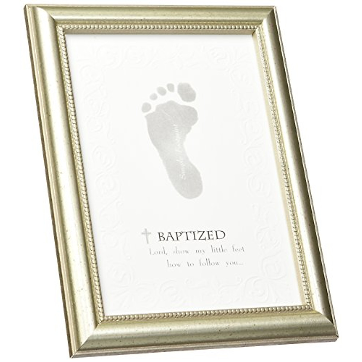 The Grandparent Gift Frame Wall Decor, Baptized Footprint
