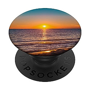 Sunset Beach Ocean PopSockets Standard PopGrip