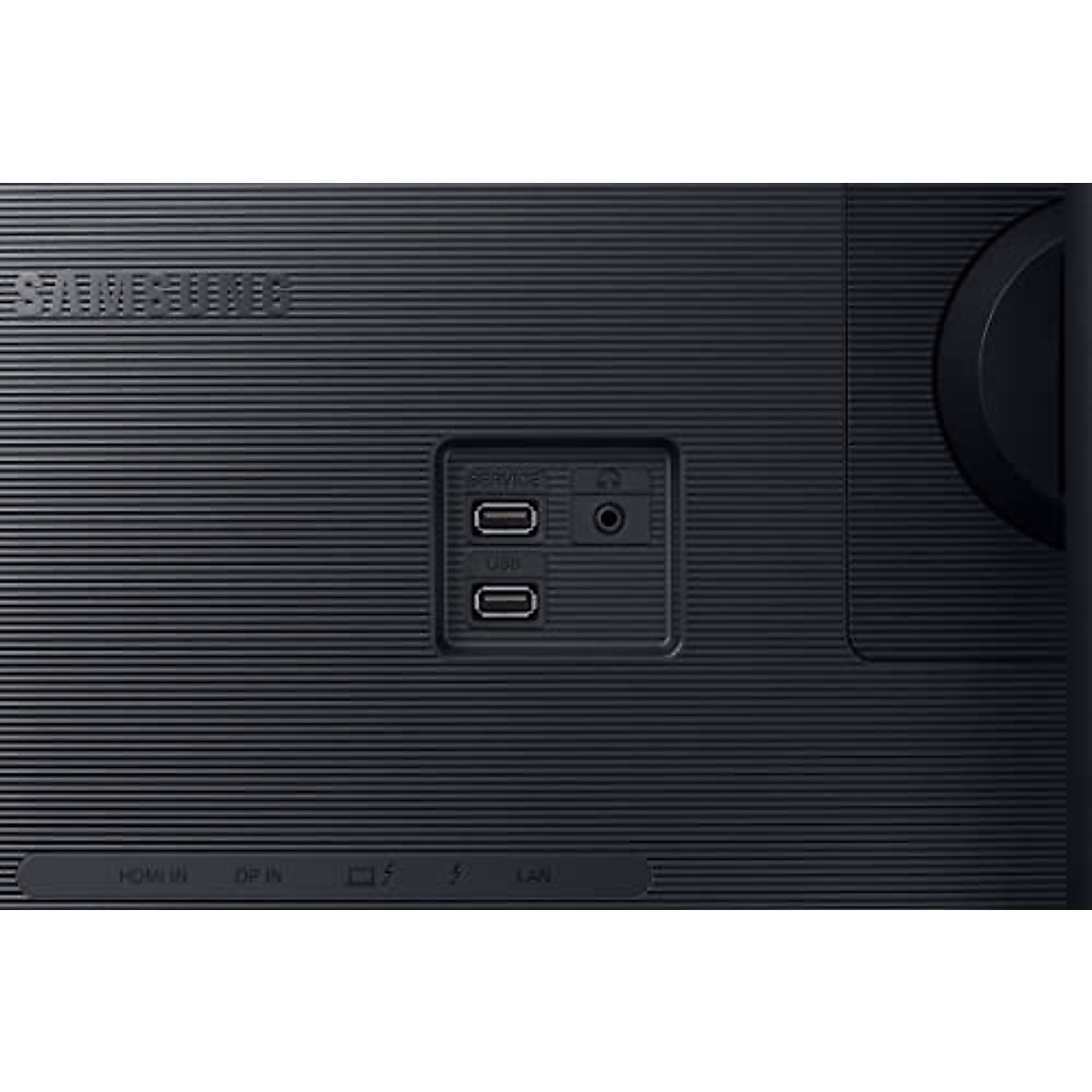 Samsung TU87F Series 32-Inch Viewfinity 4K UHD Pro Monitor, VA Panel, 60Hz, 5ms, HDR10, sRGB, HDMI, Dual 4K Display, Fully Adjustable Stand, Eye Saver Mode (LF32TU874VNXGO) Dark Blue Gray