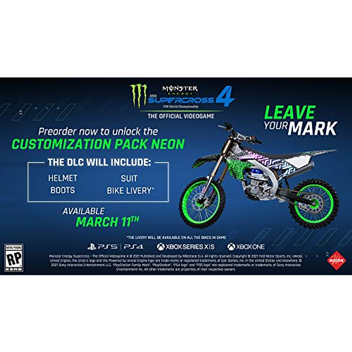 Deep Silver Monster Energy Supercross 4 - Xbox One - Xbox One