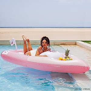 Barbie The Movie & FUNBOY Speed Boat Inflatable Pool Float Medium