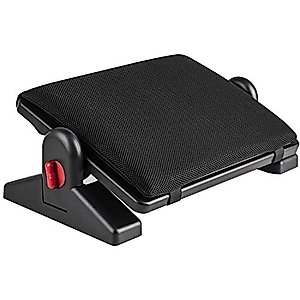 Prodigen Upgrade Adjustable Under Desk Footrest Ergonomic Foot Rest with Removable Sponge Cushion for Home, Office, Four Seasons, Tilt Angle Adjustment Non-Skid Massage Surface Comfort