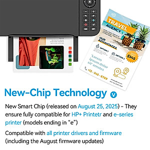 Pitooler for HP67 Ink Cartridges, for HP 67/67XL Ink Cartridges Black/Color Combo Pack Compatible for HP Envy 6055e 6000 Pro 6400 Ink Cartridges, DeskJet 2700 2755e 4155e 4100 2700e 4100e 4155 Printer