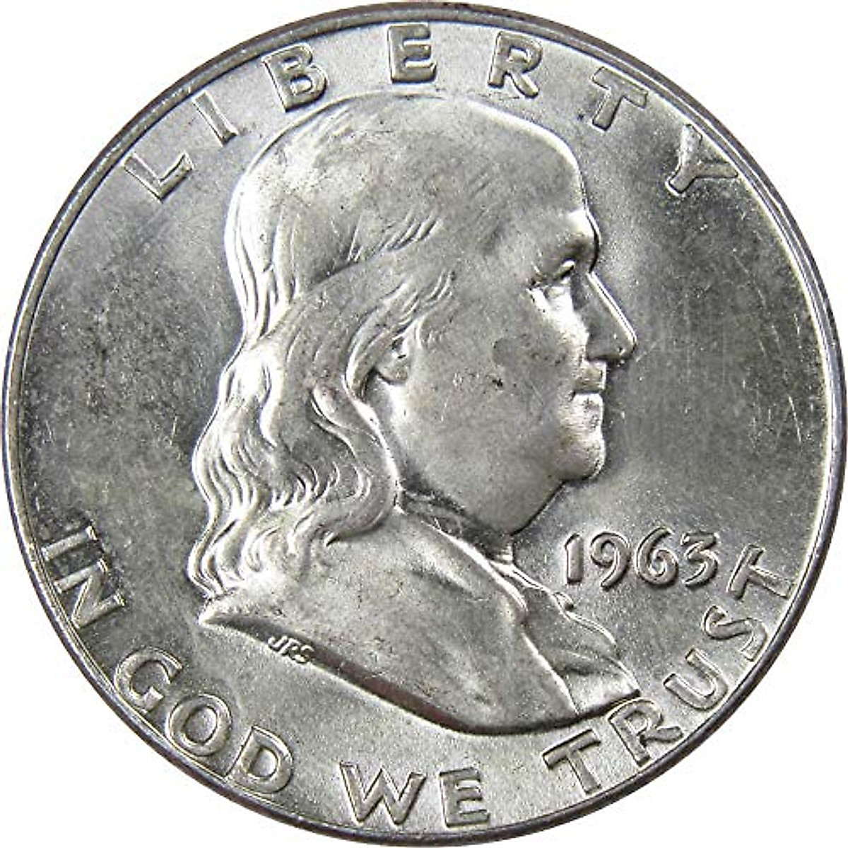 1963 D Franklin Half Dollar AG About Good 90% Silver 50c US Coin Collectible