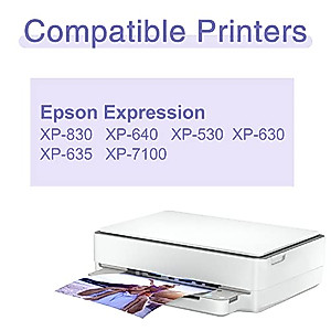 RETCH Remanufactured Ink Cartridge Replacement for Epson 410 XL 410XL T410XL T410 Used with Expression XP-640 XP-830 XP-7100 XP-530 XP-630 XP-635 Printer (5 Pack)