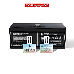 ATTCL Men's Fibra de carbon Sunglasses for men polarized UV protection 8999 Black+grey