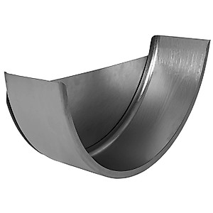 HECASA Steel Round Single Axle Trailer Fenders and Fender Backs Fits 14” to 16” Wheels - 32” x 9” x 15” (2Pcs)