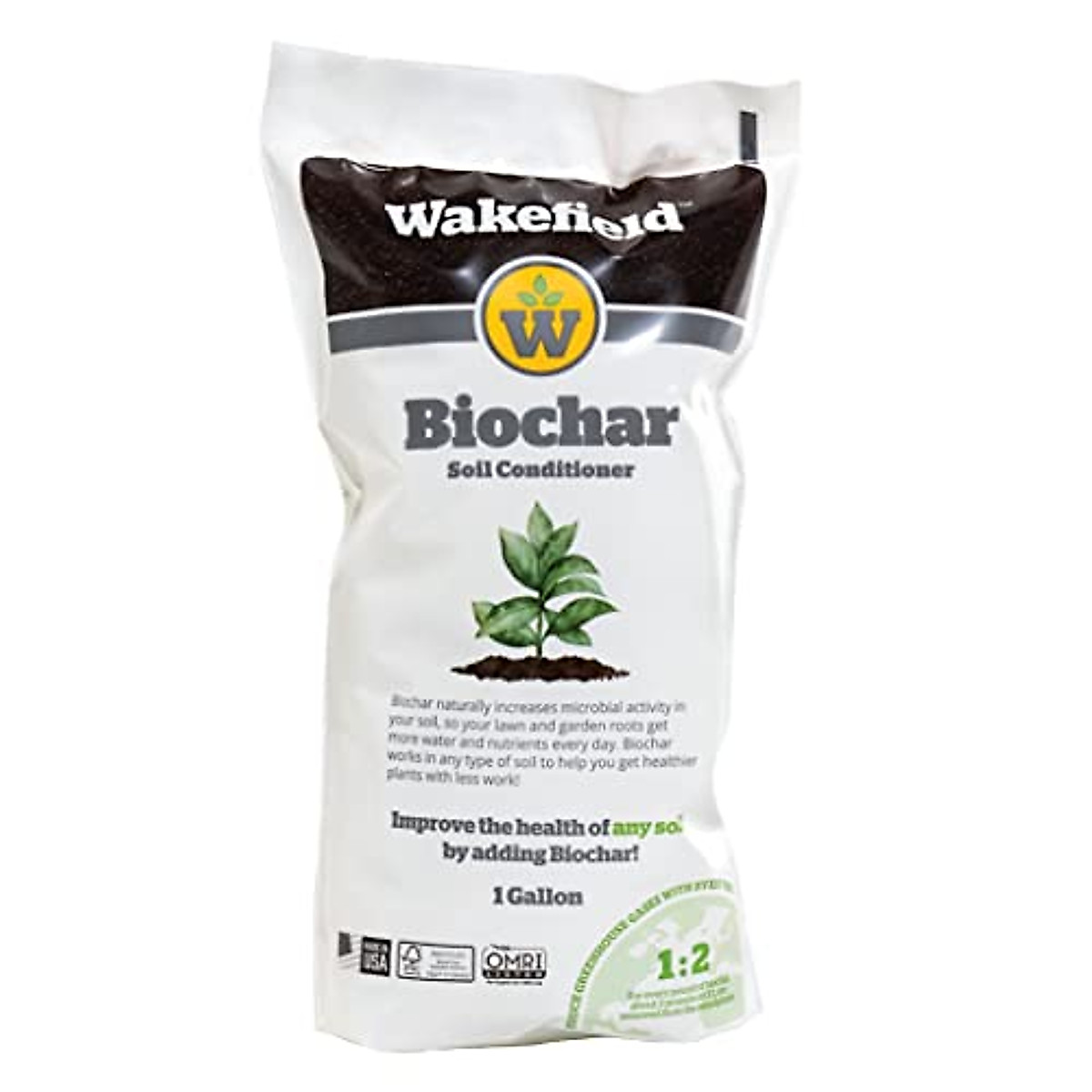 Wakefield Biochar Premium Garden Soil Conditioner – OMRI-Listed, FSC ...
