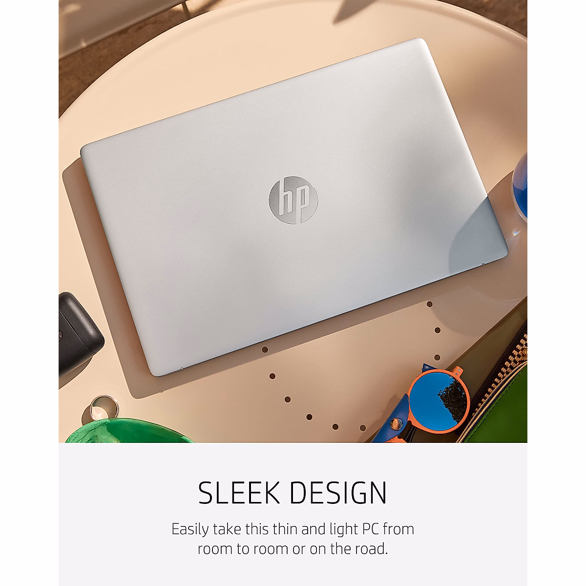 HP 14 Laptop, Qualcomm Snapdragon 7c Processor, 8 GB RAM, 128 GB eMMC, 14-inch Full HD Touchscreen, Windows 11 Home, Thin & Portable, Long Battery Life, Wi-Fi 5 & Bluetooth 5 Combo (14-ed0010nr, 2021)