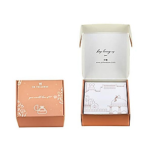 YoTreasure Moonstone and Sky Blue Topaz Cluster Ring Solid 925 Sterling Silver