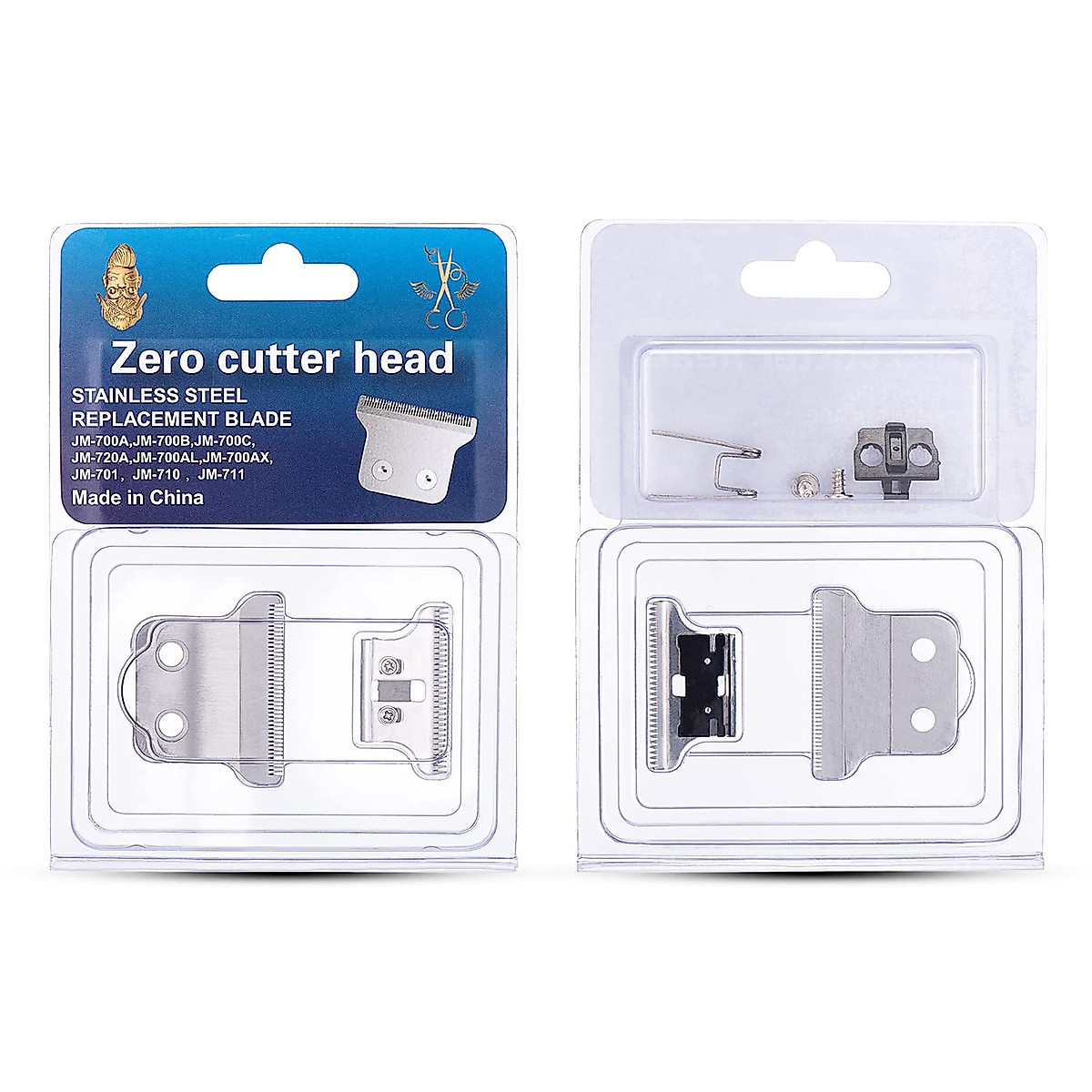 Roziapro Replacement Hair Clipper Blade, Stainless Steel, Fits Multiple Trimmer Models