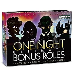 Bezier Games One Night Ultimate Bonus Roles, New Roles for One Night Ultimate Werewolf, Family Friendly Party Game, Fun Game for Kids & Adults