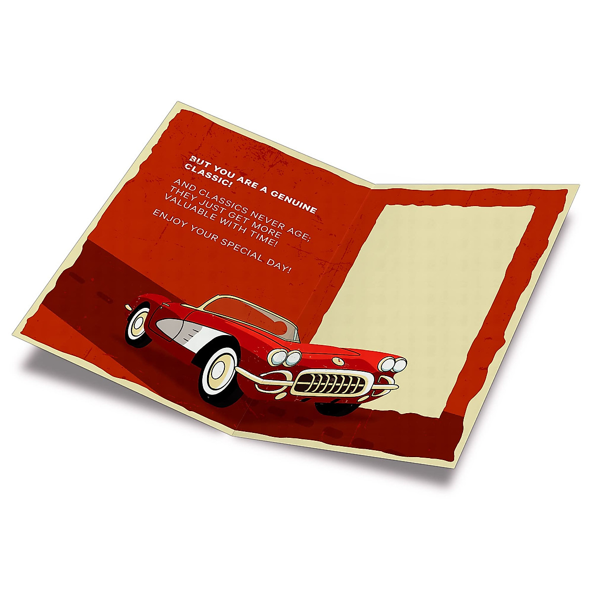 Prime Greetings Birthday Card For Grandpa (Grandfather), Made in America, Eco-Friendly, Thick Card Stock with Premium Envelope 5in x 7.75in, Packaged in Protective Mailer