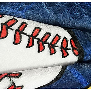 Sports Blanket, Sports Fan Fleece Throw Blanket for Men, Women and Kids, Fleece Basketball Baseball Football Soccer Throw Blanket, Cool Sports Blanket for Boys, Kids, and Children, 60X50 Inch, Blue