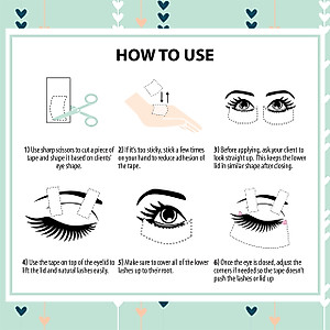 Lyon Lash Foam Tape | Medical Elastic Eyelash Tapes for Eyelash Extensions | Eyelash Extension Supplies Under Eye Pads Lint Free Patches Hypoallergenic Latex Free (1 inch x 4)