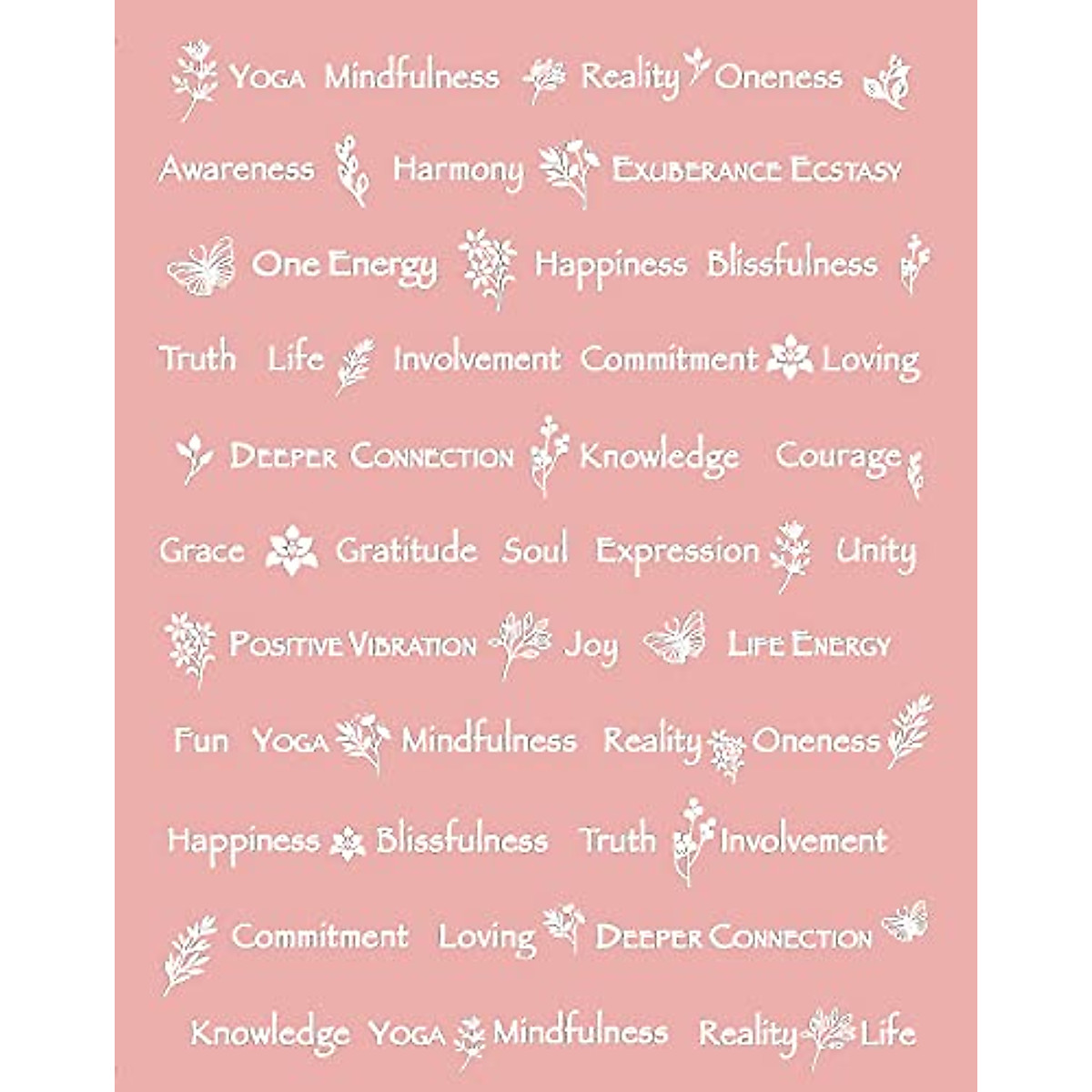 Chanasya Yoga Happiness Blissfulness Message Based Gift Throw Blanket - Super Soft Cozy Comfort Tranquility Personnel Loving Caring Positivity Gift Blanket for Women Best Friend Birthday - Rosetan