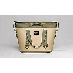 YETI Hopper Two 30 Portable Cooler, Field Tan / Blaze Orange