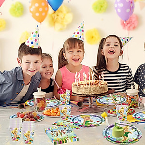 Fairy Birthday Party Supplies,Fairy Tableware Include Plates,Cups and Napkins for Fairy Birthday Baby Shower Party Decorations(Serve 16)