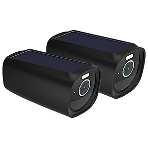 Holicfun Silicone Cover Skins for EufyCam S330 (Eufy Cam 3) - 2 Pack, White