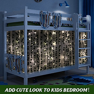 BLEUM CADE 6 Strands 42Ft Fake Vines for Bedroom with Fake Leaves, Hanging Artificial Greenery Garland Ivy Vines Fake Plants for St Patricks Day Christmas Wall Room Decor Aesthetic