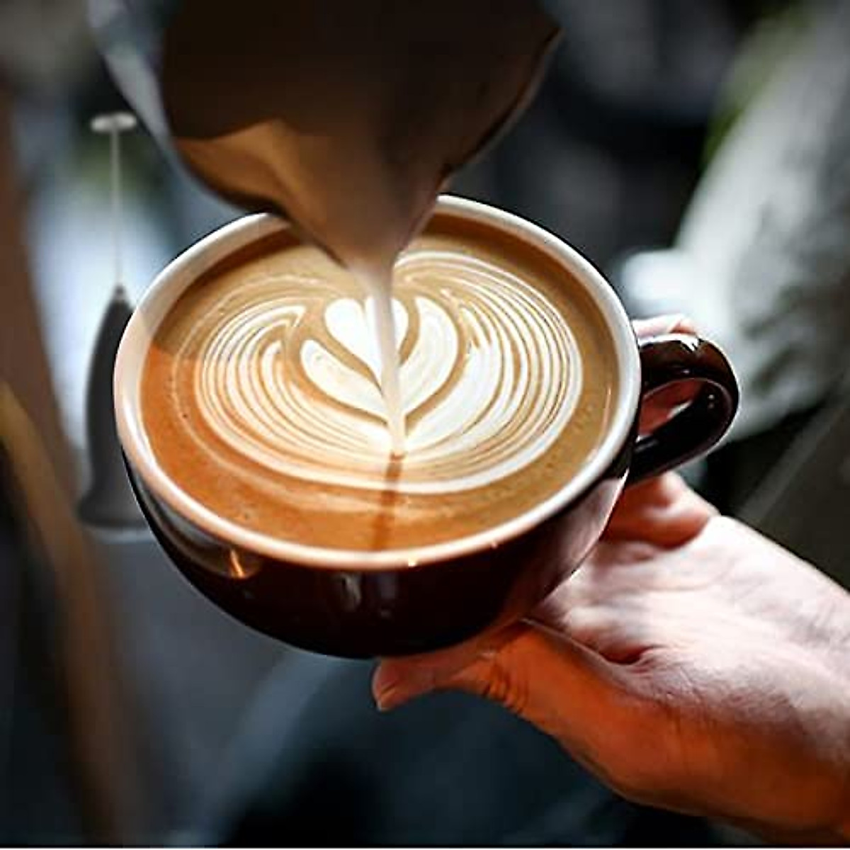 Milk Frother (Without Stand) - Handheld Egg Mixer Whisk, Milk Foamer Frother, Mini Blender for Coffee, Coffee, Frappe, Latte, Matcha, Budget No Stand MF282 - Pink