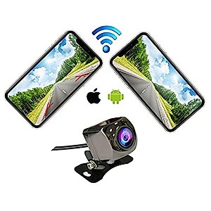 Casoda Latest HD1080P WiFi Wireless Backup Camera for iPhone and Android, Ultra Strong Signal Smooth Video, Crystal Clear Picture, Easy to Install (Mini for Cars SUVs and Pickup Only)