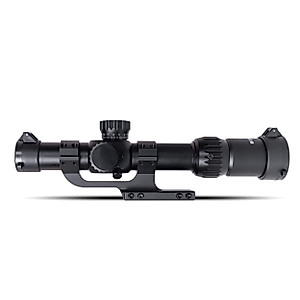 Monstrum G3 1-6x24 First Focal Plane FFP Rifle Scope with MOA Reticle | MH300 H-Series V1 Scope Mount | Bundle