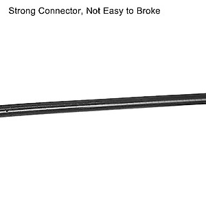 X AUTOHAUX Throttle Cable Replacement Motorcycle Accessory Bend Connector for 50cc-110cc Motorcycle Mini Bike ATV 4 Wheeler Quad Scooter Metal Rubber Black