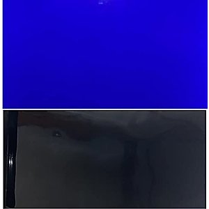 N4L Aquarium Background Black/Blue Double Sided Decoration for Fish Tank (48" L x 24" H)