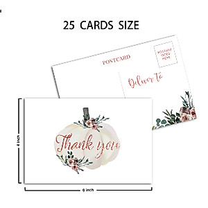 Yuansail Baby Shower Invitation Set, Fill In Invites Cards, Books for Baby, Diaper Raffle, Thank You, Pumpkin, Each Design 25 Cards & Envelopes (Total 100 Cards) – (bb004-taozhuang)